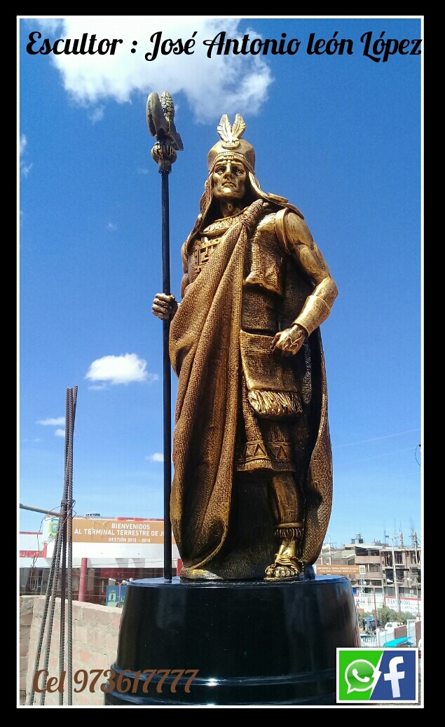 TALLER DE ARTE Y ESCULTURA JULIACA-PUNO: Estatua de incas