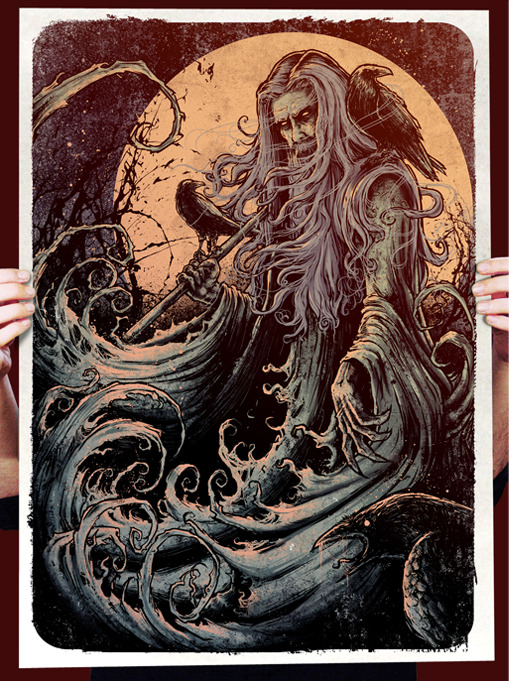 INSIDE THE ROCK POSTER FRAME BLOG: Four new art prints by GODMACHINE on ...