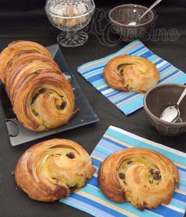 Les pains aux raisins