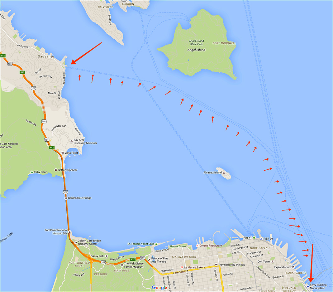 San Francisco Bay Area Photo Blog: A ferryboat ride from San Francisco ...