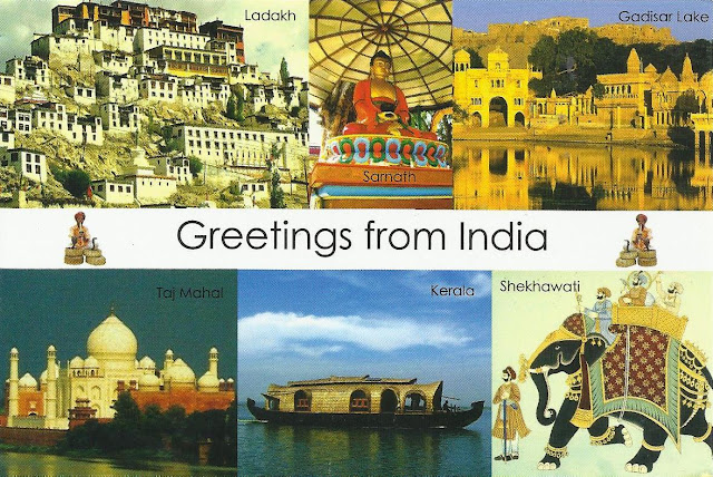 Heritage of India: Greetings from India picture post cards