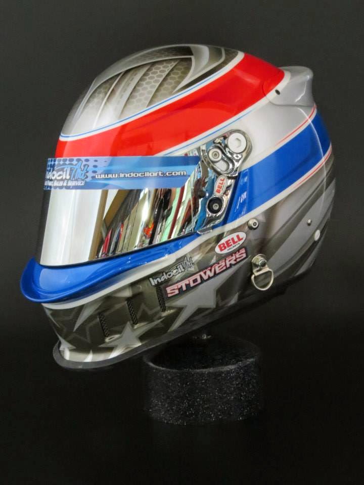 Racing Helmets Garage: Bell GTX.2 M.Stowers 2014 by Indocil Art