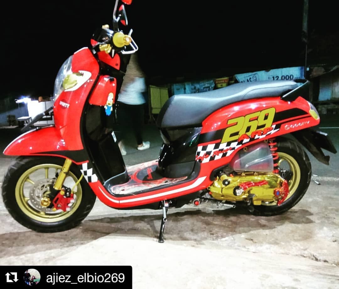 86 Foto Modifikasi Honda Scoopy Fi Retro Modern Terbaik