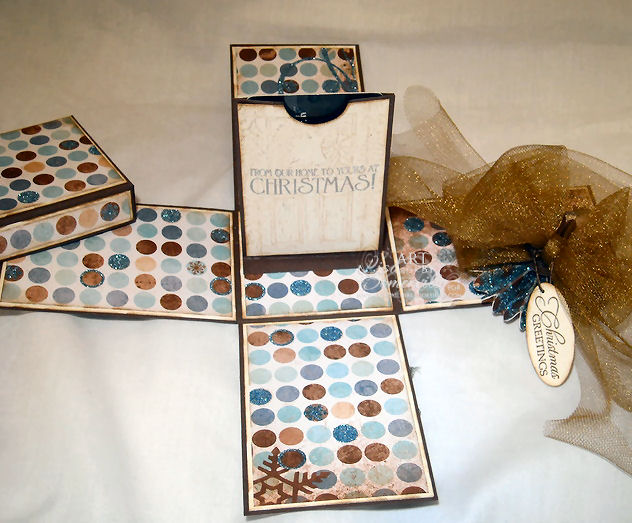 Designs by Lisa Somerville: 3D Gift Card Box - Bloggers Challenge