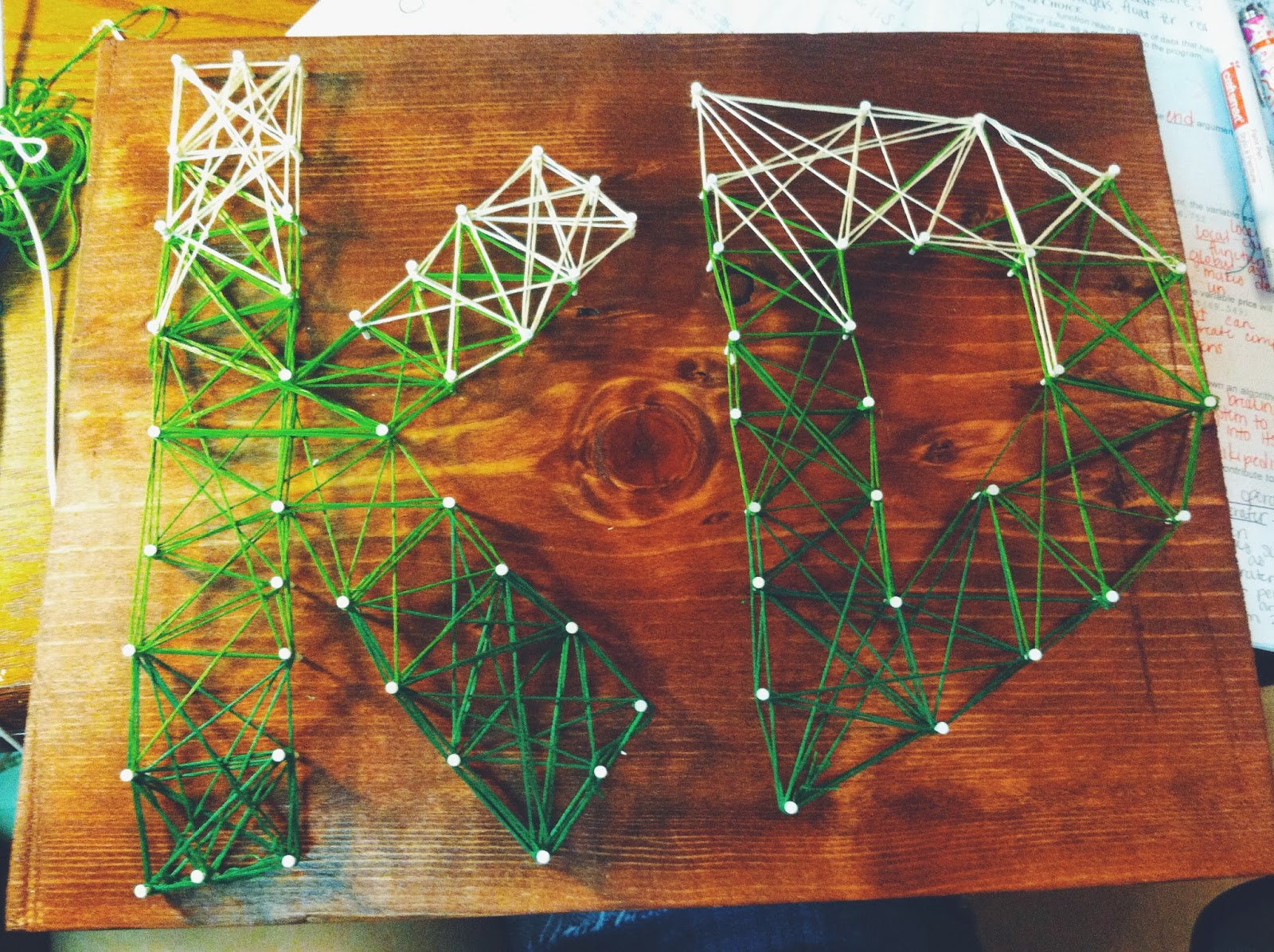 sarah layne: ¡Ombre String Art!
