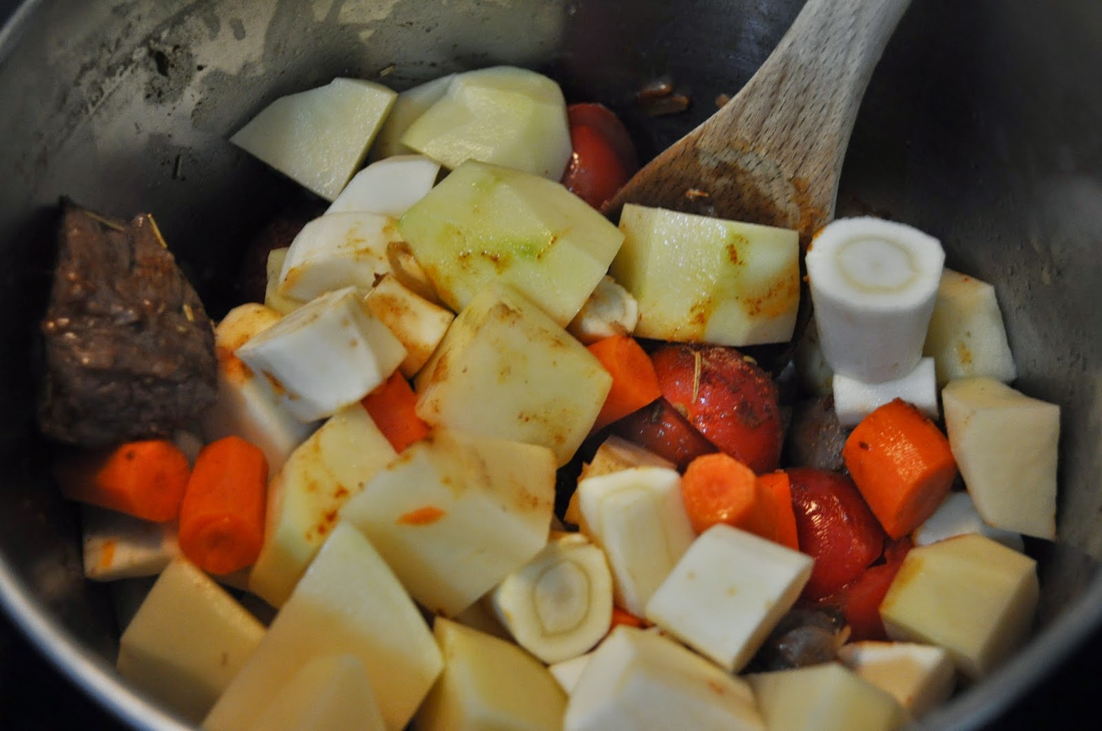 Teacher, Baker, Gourmet Meal Maker: Savory Beef and Root Vegetable Stew