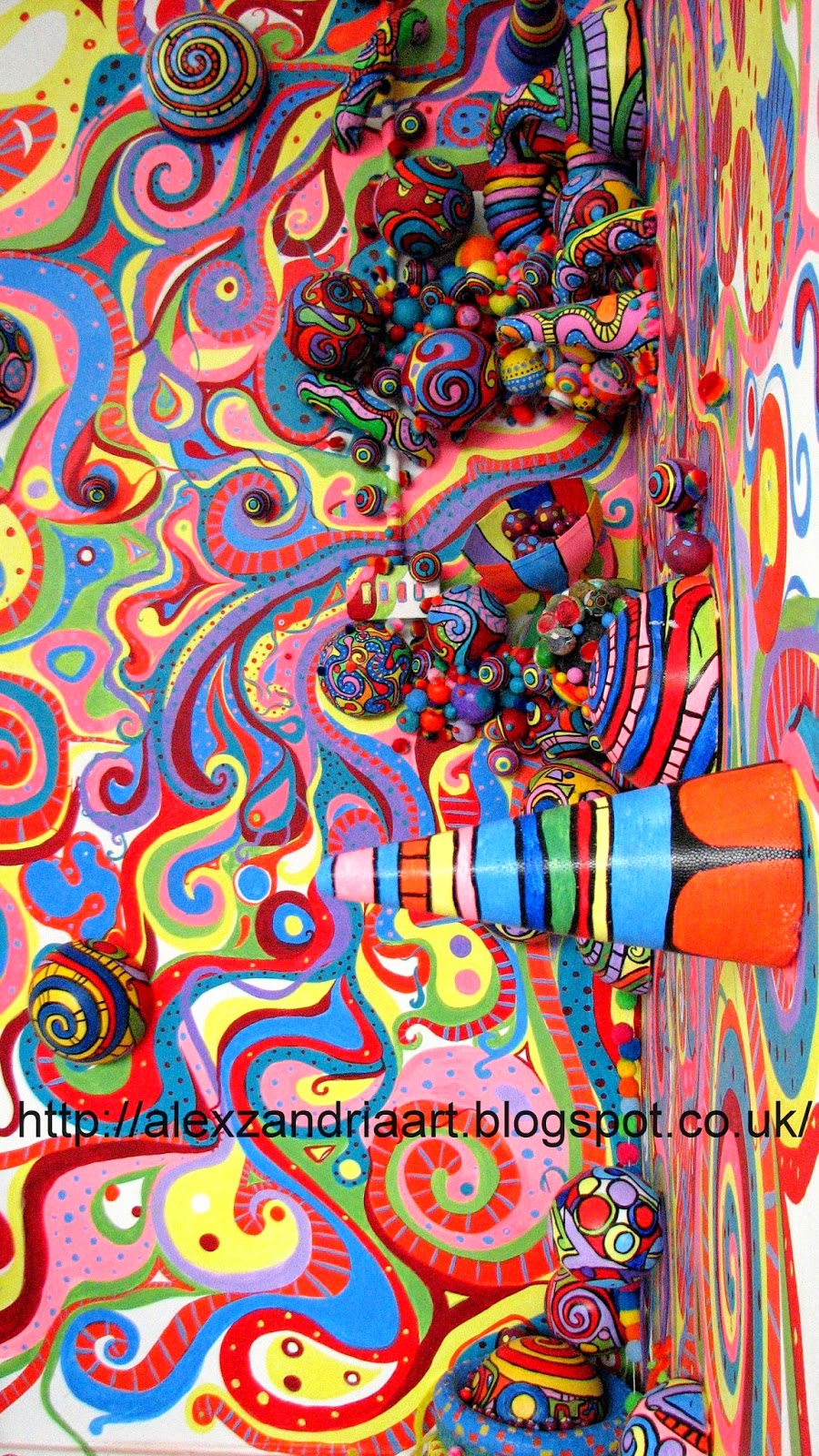 Alexzandria Art : Psychedelic Brain Bug