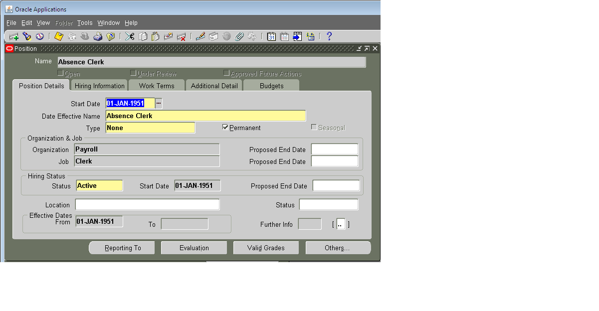 Oracle Fusion HCM: Oracle HRMS Position Migration API/Code