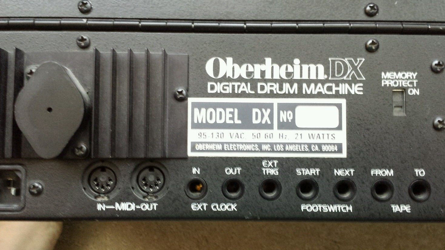 MATRIXSYNTH: Oberheim Stretch DX Drum Machine Midi w/ custom ZIF ...