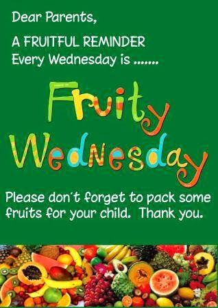 Tadika Astana Miri: Fruity Wednesday