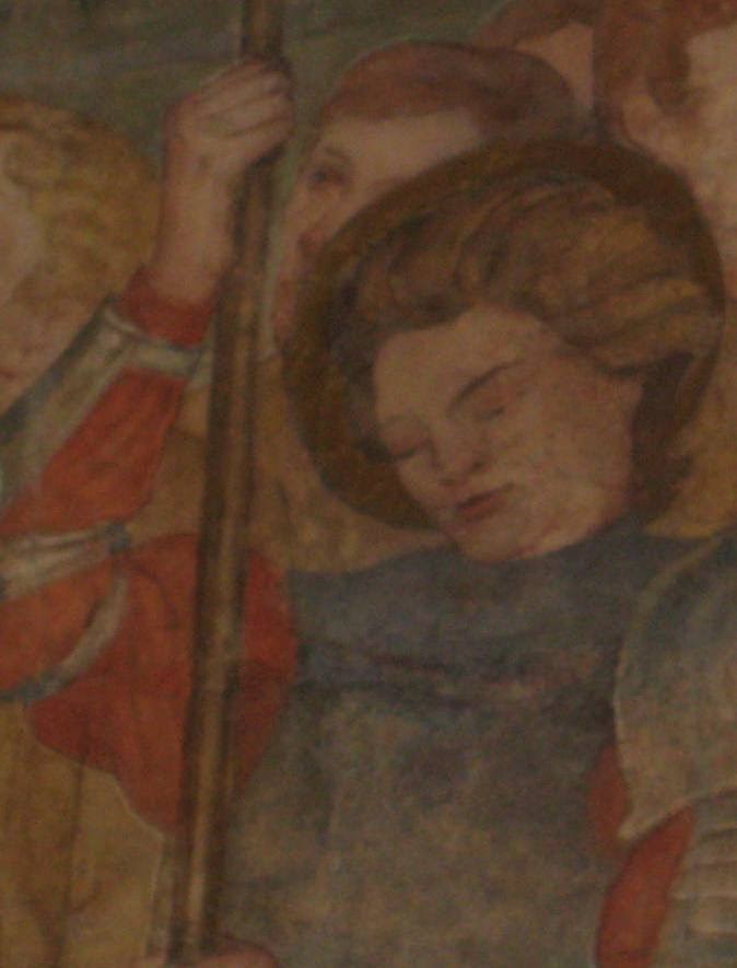 e-arthistory: C-2. The Manners family in Phoebe Traquair's ALL SAINTS mural