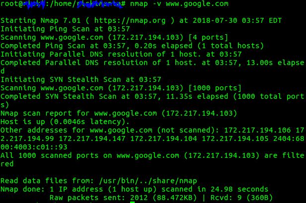 Scan Single, Multiple, Range IP Adrress/Subnet dengan Menggunakan Nmap ...