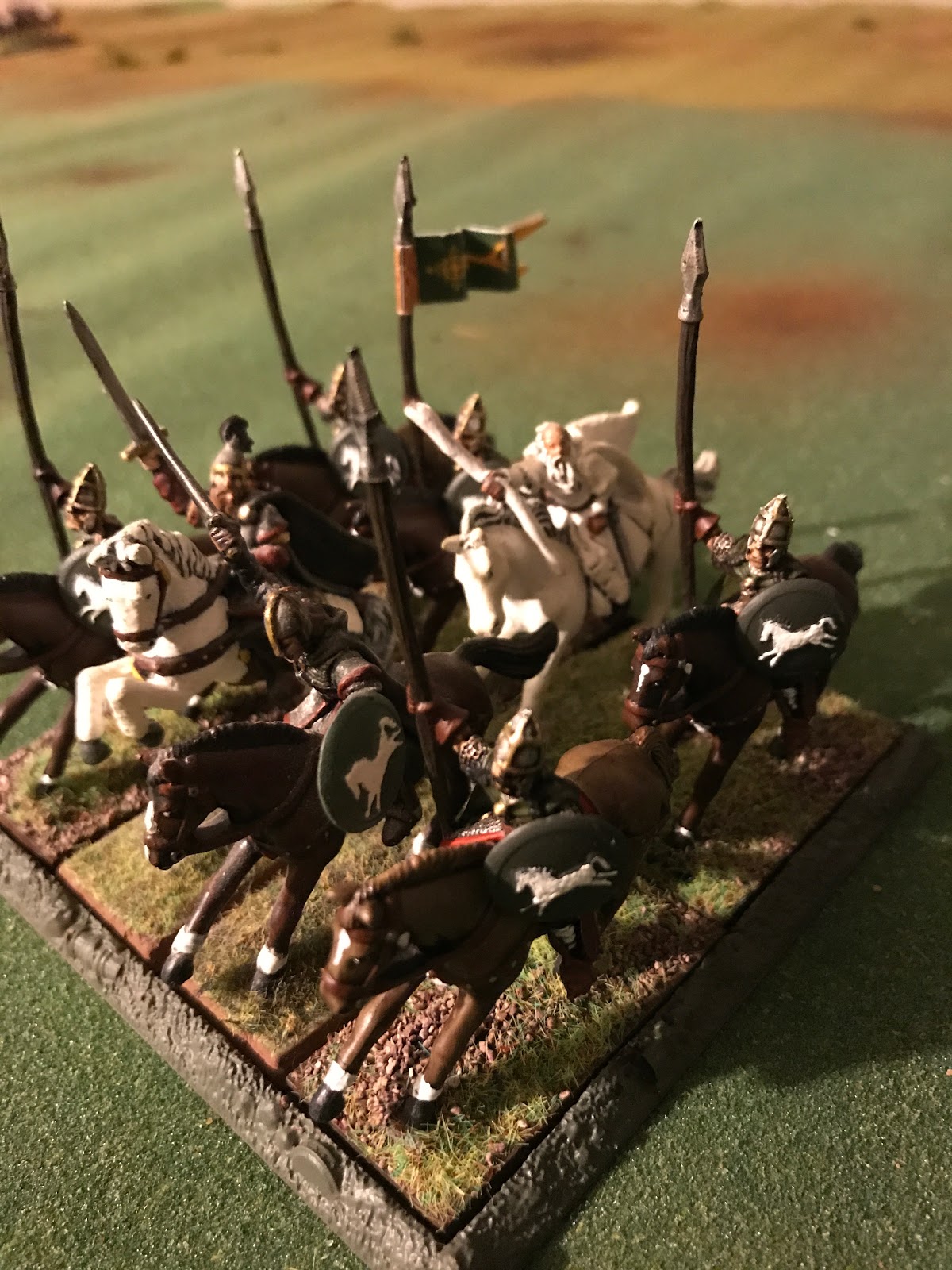 Tides of War: Paint Bench: 28mm Rohan Infantry and Cavalry (Lord of the ...