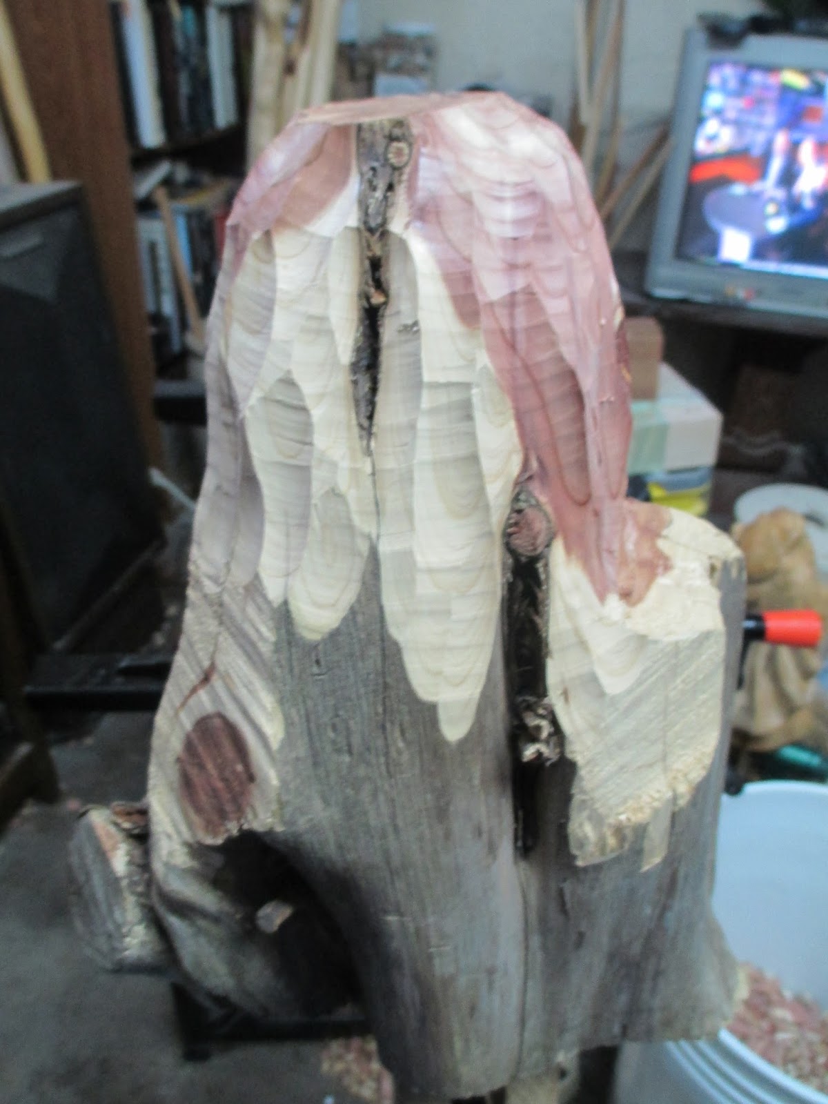 Knotty Wood Spirits: New Cedar Carving