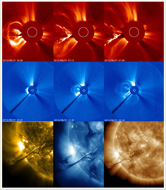 Suburban spaceman: Solar filament extends over half a million miles
