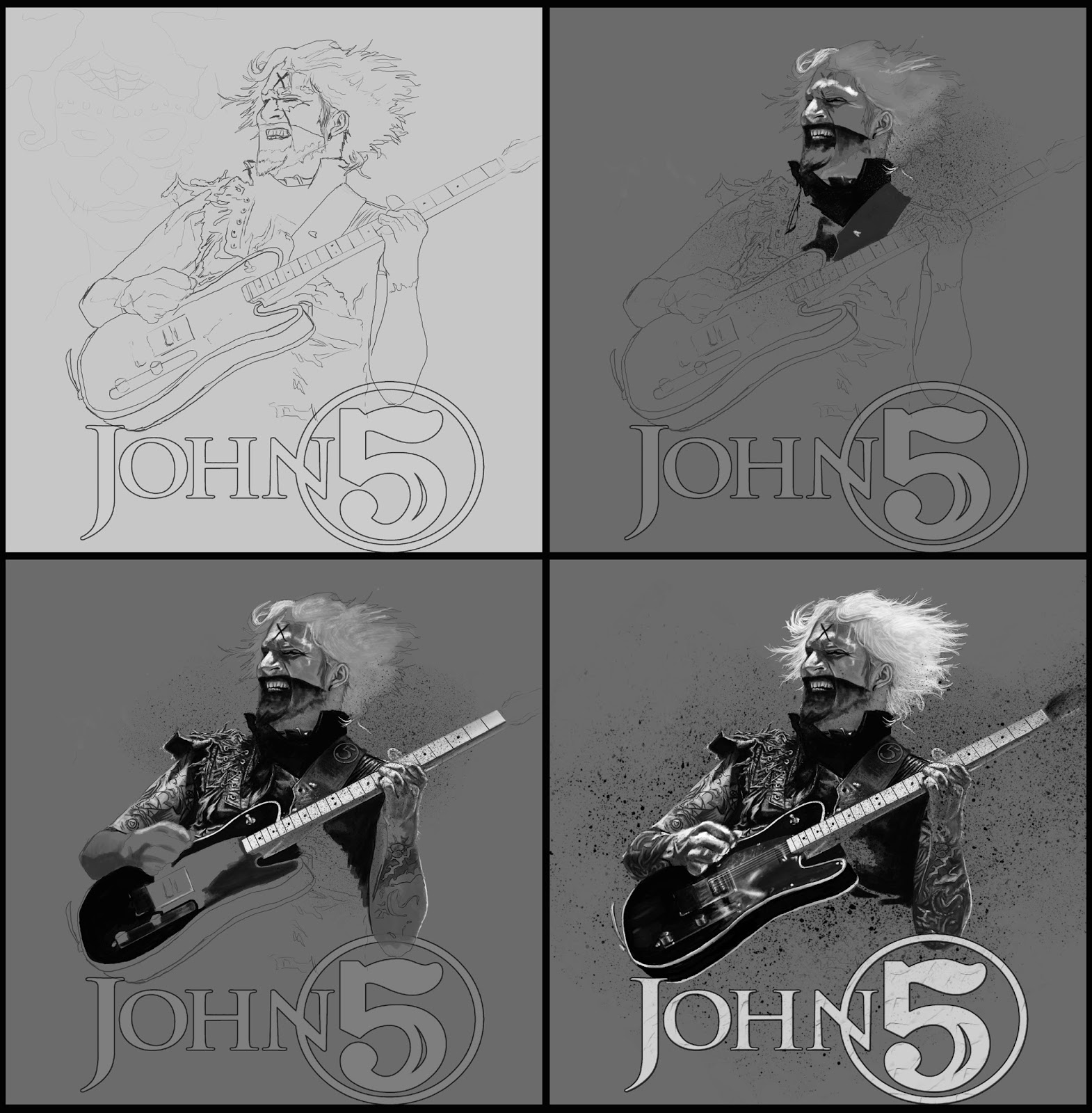 Phantom Fox Art Blog: John 5 Painting