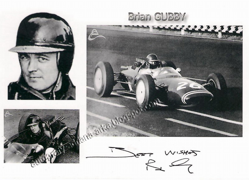 Autographs-F1: Brian GUBBY