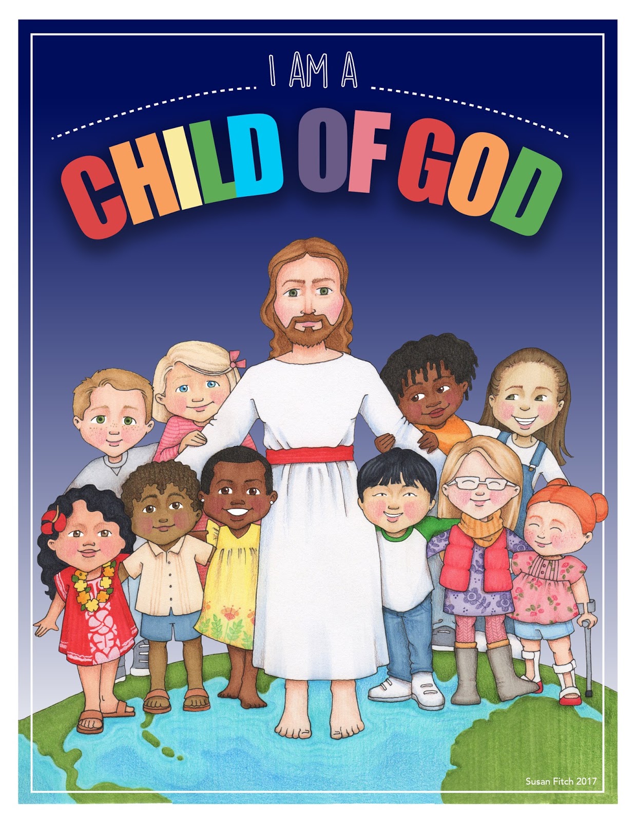 susan fitch design: Primary 2018 "I Am A Child Of God"