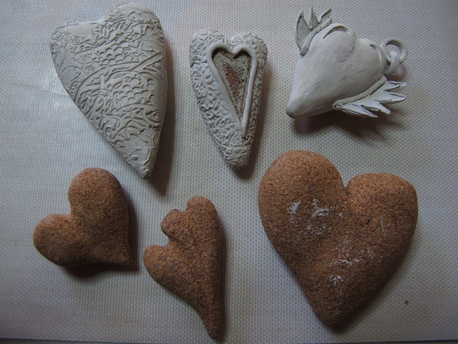 Little things from...: I 'heart' cork clay!
