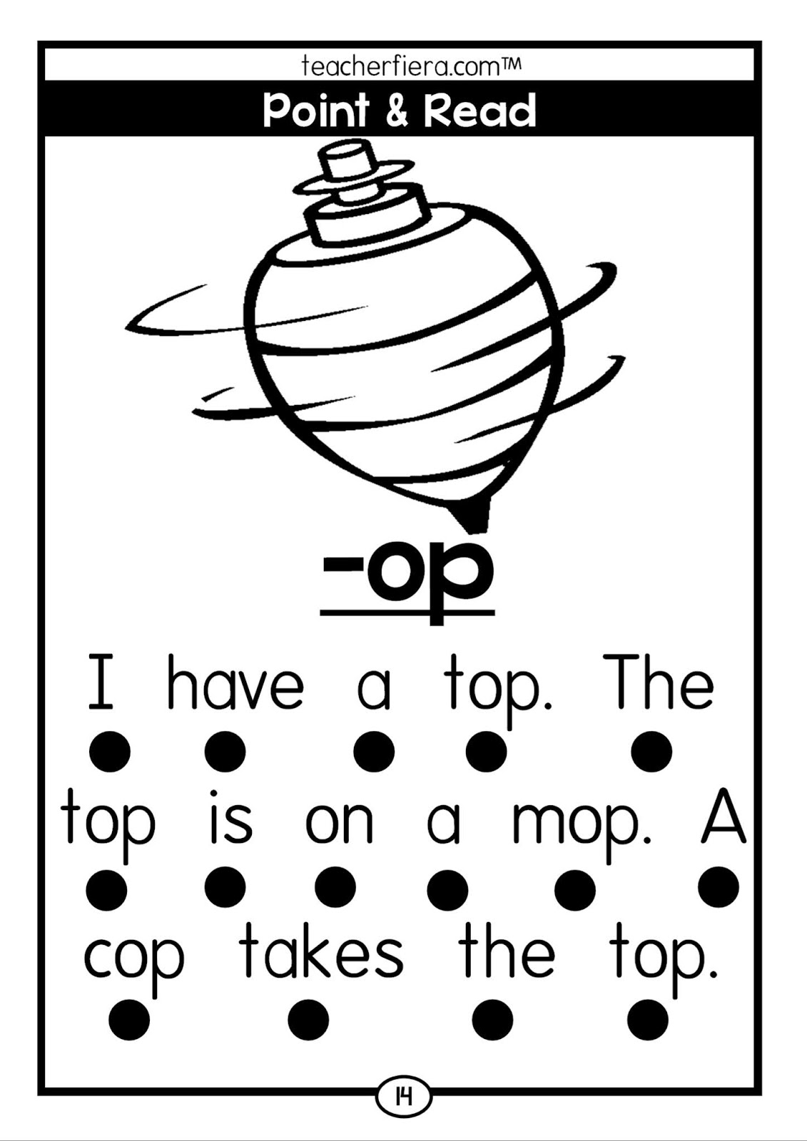 teacherfiera.com: EASY PEASY WORD FAMILIES POINT & READ