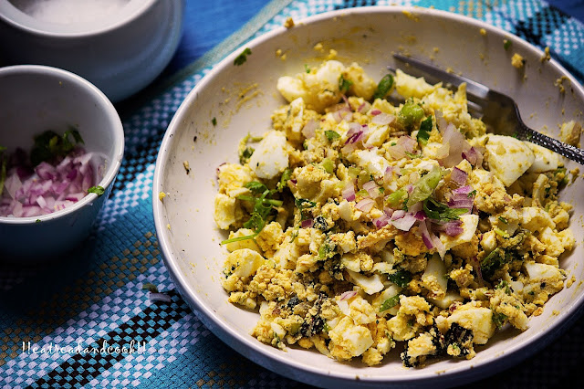 Dimer Bhorta / Bengali Mashed Boiled Egg
