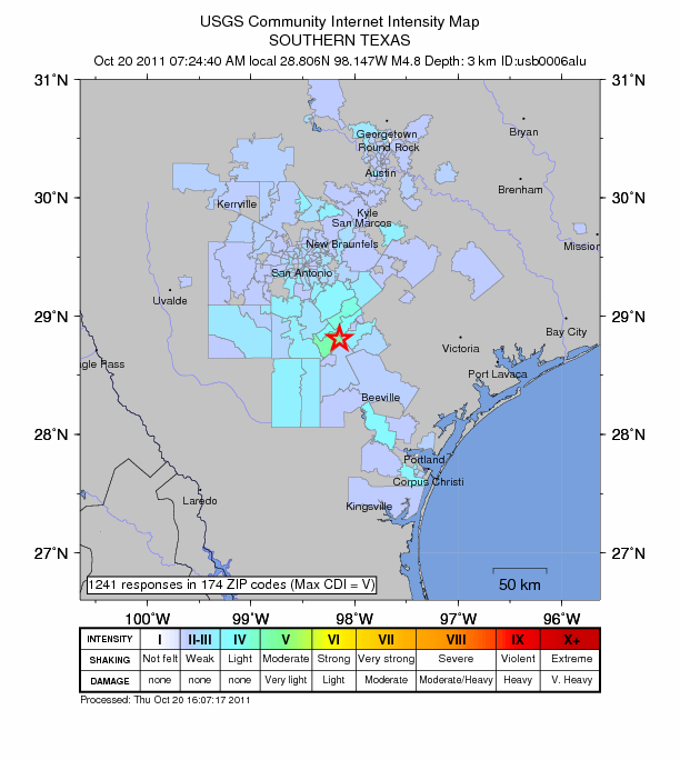 Best Of Texas Blog: Humble: Quake shakes South Texas ...