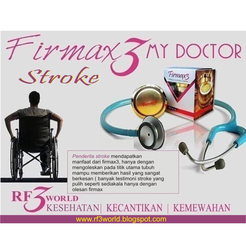 Firmax3 : Testimoni Firmax3 Stroke Terbaru