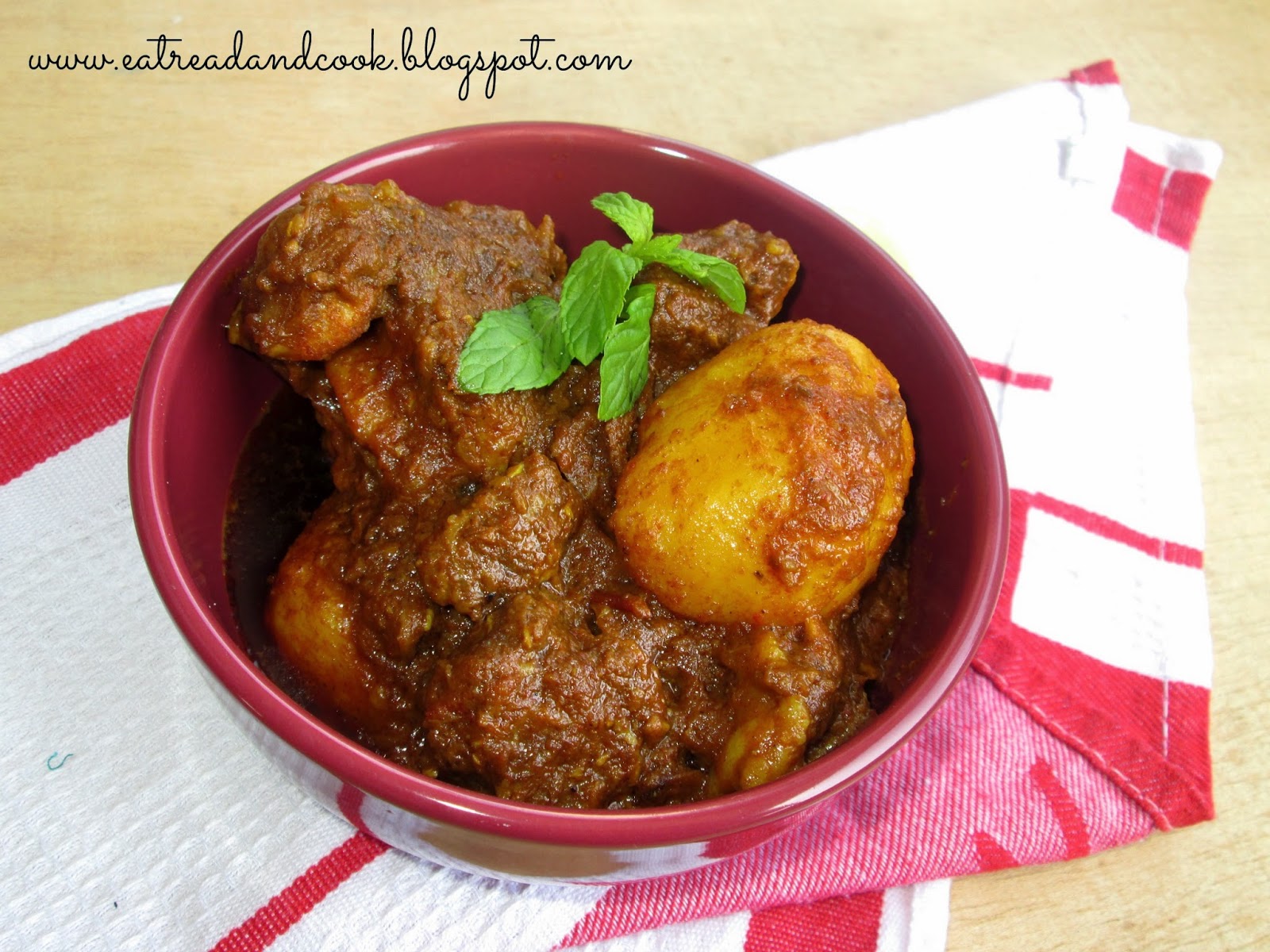 Kasha Mangsho / Mutton Kasha / Bengali Style Dry Mutton Curry