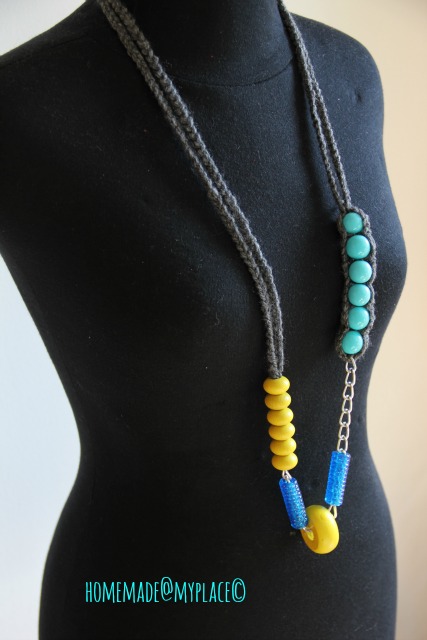 Simple long necklace