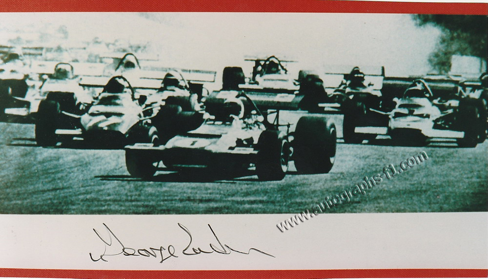 Autographs-F1: George EATON