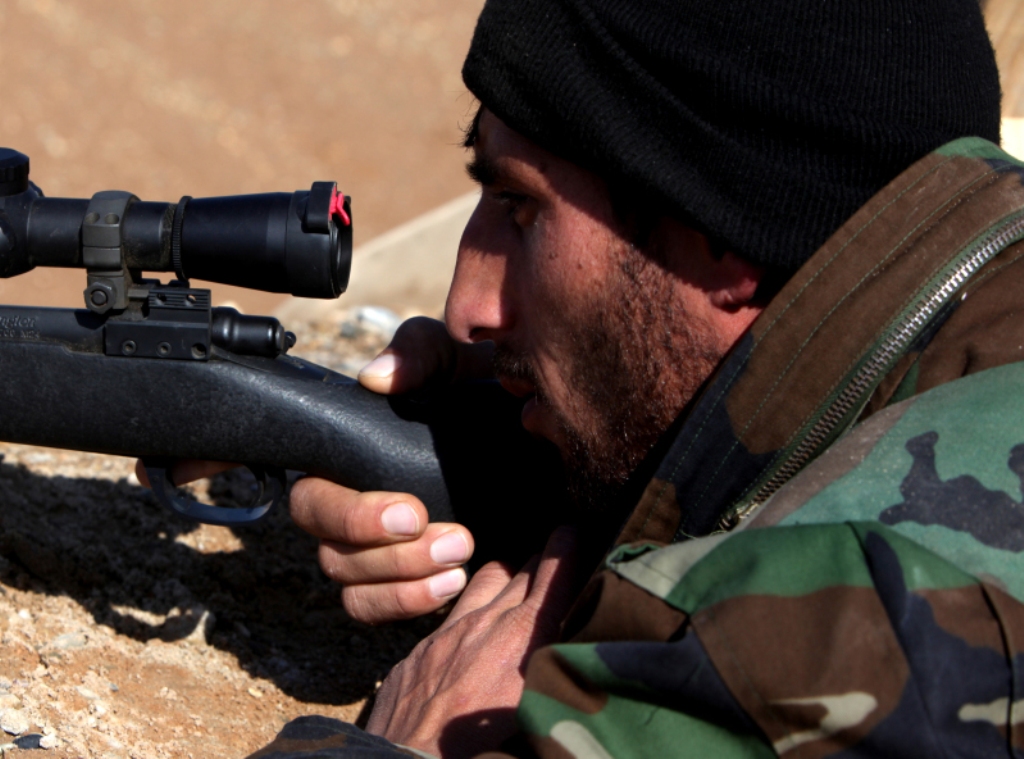 USMC Teach Afghan Soldiers Art of Marksmanship With M-24 Sniper Rifle ...