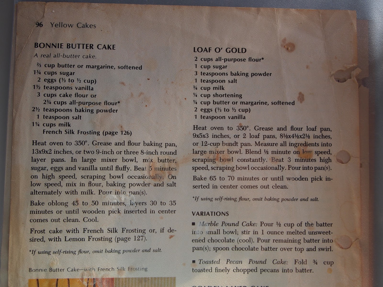 Bonnie Butter Cake with Toffee and French Silk Frosting | SarahCupcake