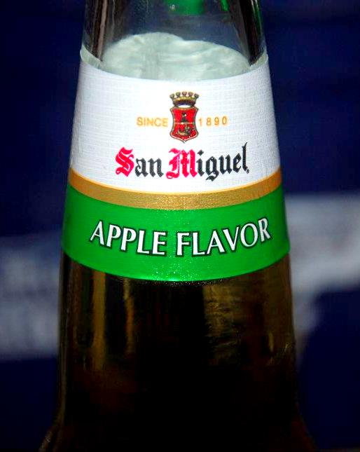 Alcohol and Drinks: San Miguel Apple