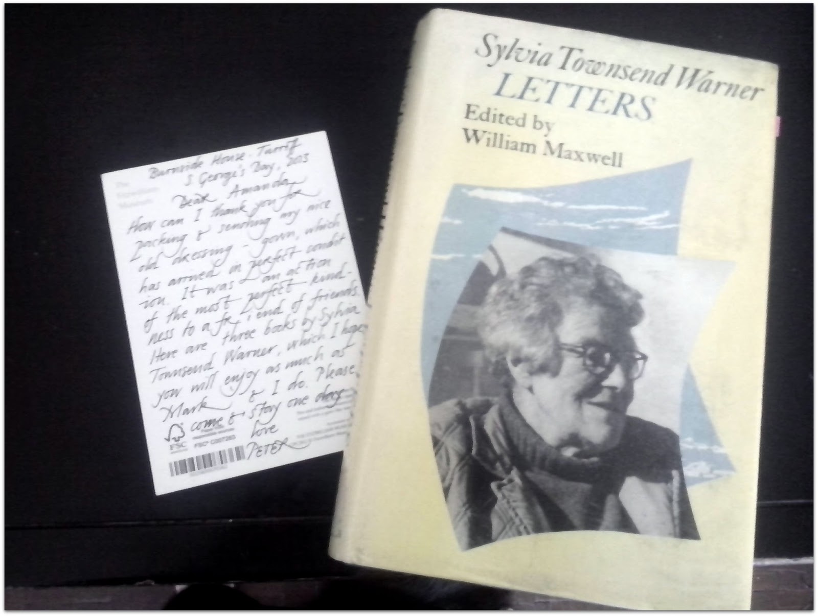 Bookface: Letters of Sylvia Townsend Warner, edited by William Maxwell