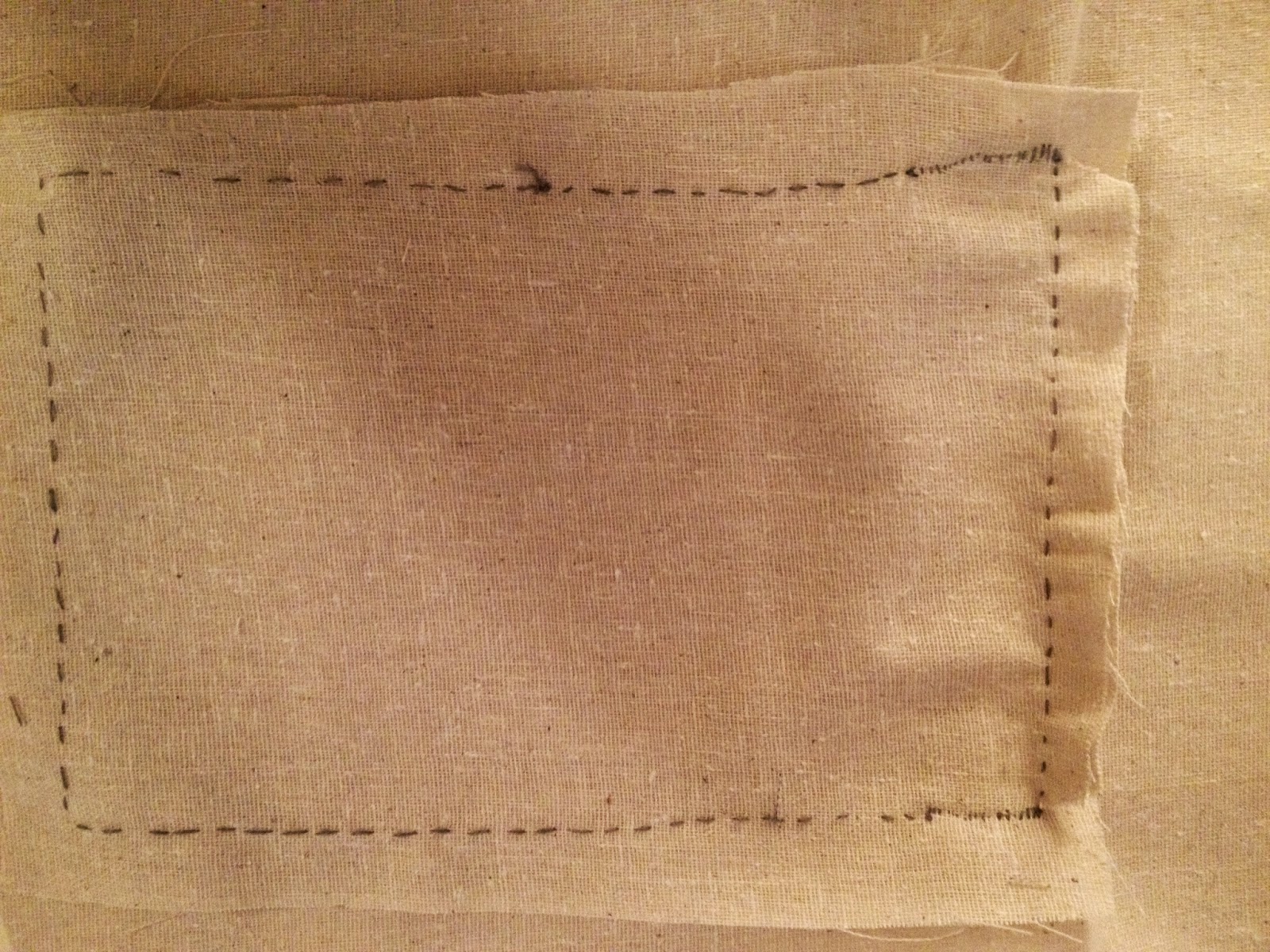 A Felling Stitch: Welt Pocket Construction