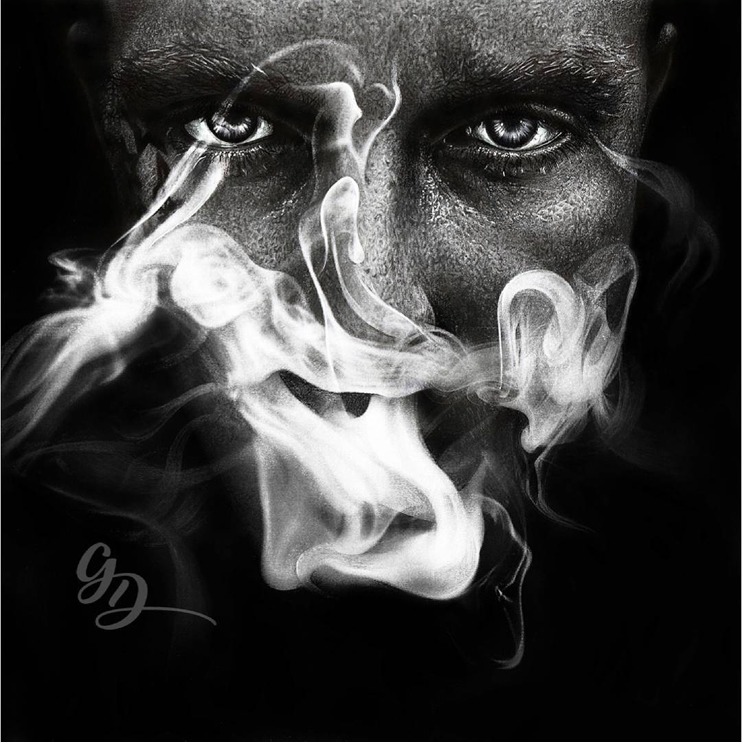 Realistic Smoke Drawing