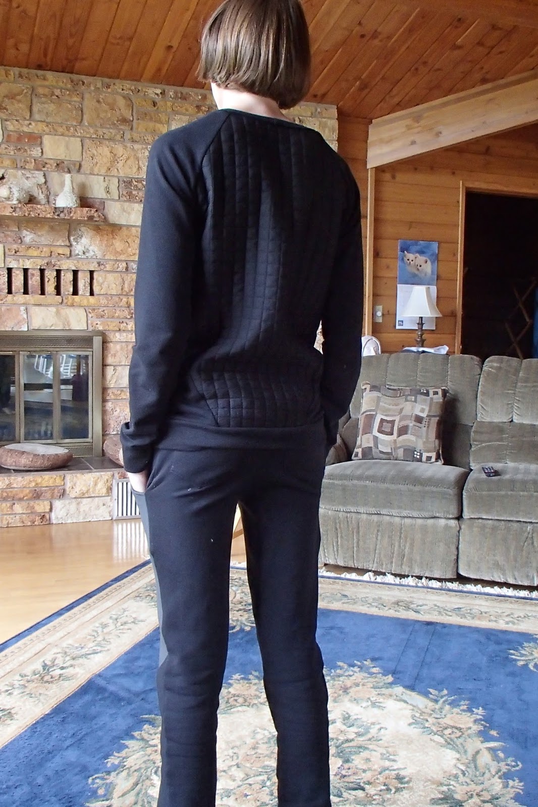 Made By Lesley: Quilted Linden Sweatshirt + Two Tone Futuristic Sweatpants