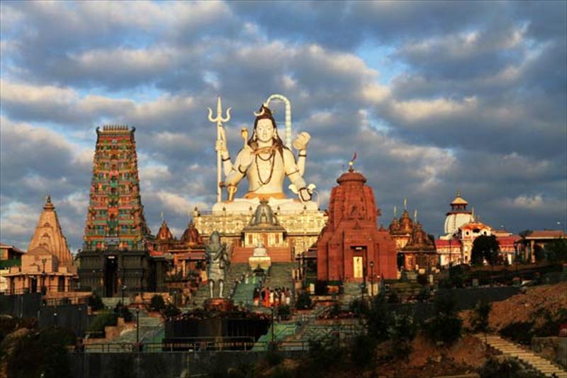 Siddhesvara Dham Temple-Char Dham-108 feet tall statue of Lord Shiva ...