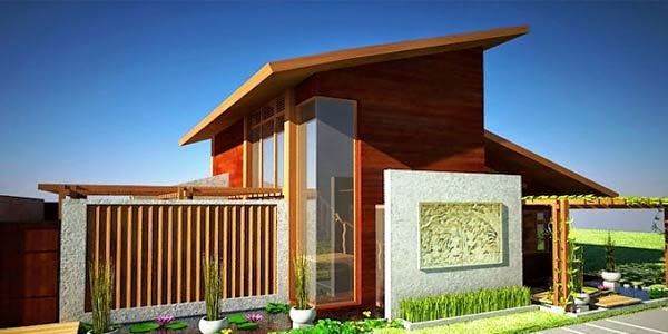 Inspirasi Tipe Unik Dan Kreatif Rumah Kayu Minimalis - Desain Rumah