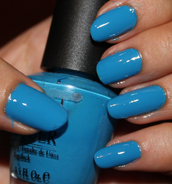 The Dark Side of Beauty: OPI 'Ogre-the-Top Blue'