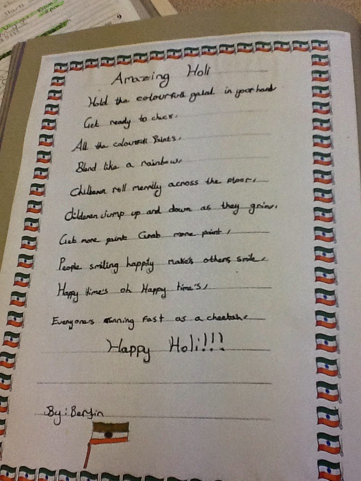 Year 4 Emerald Class: Incredible India poetry!