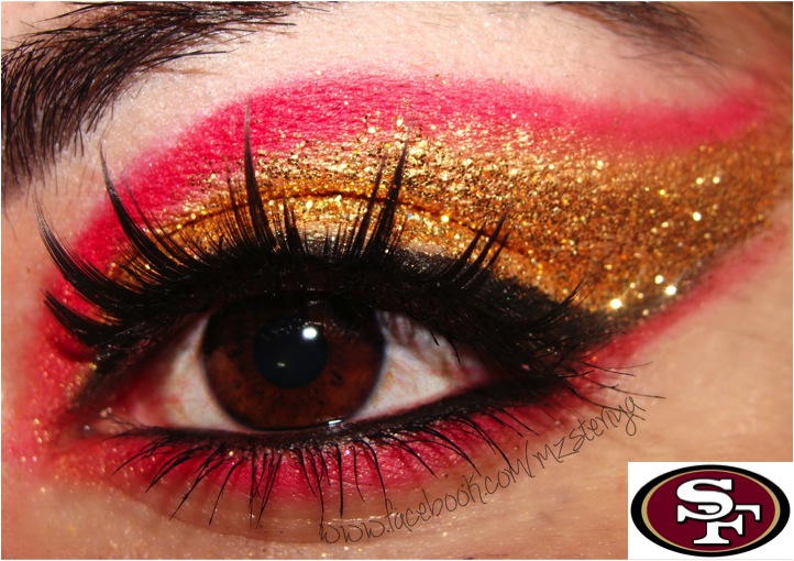 MzSteriya Makeup: Are you ready for some football!?!