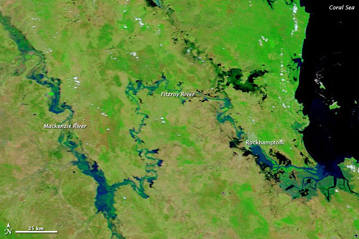 SA Weather and Disaster Observation Service: Flooding along the Fitzroy ...