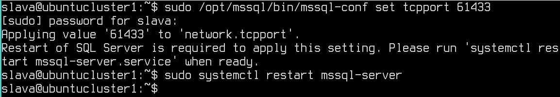 SQL Server Techniques: SQL Server on Linux. How to change port. Problems and Troubleshooting.