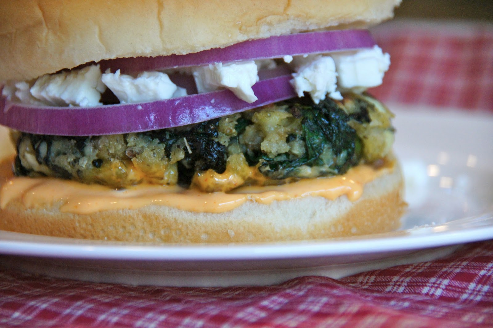 Family Food Finds: Greek Spinach and Feta Burger