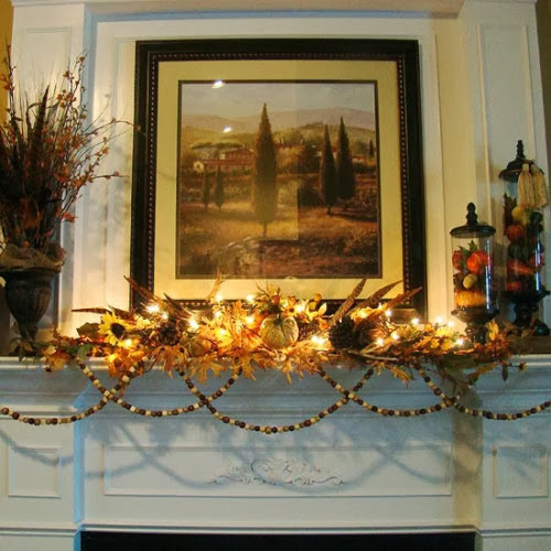 The Domestic Curator: 55 Inspired Mantels For Thanksgiving
