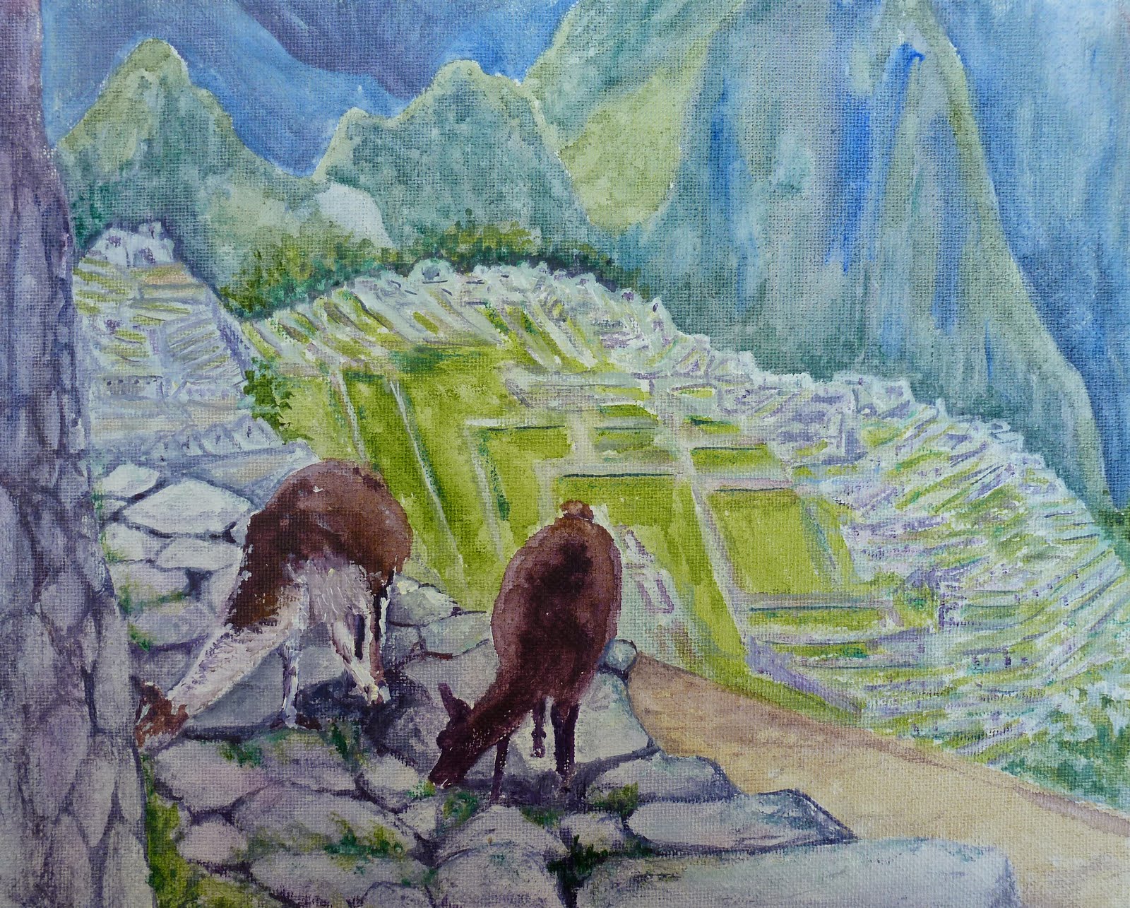 Still Coloring Out Of The Lines: More Oil Paintings From Peru