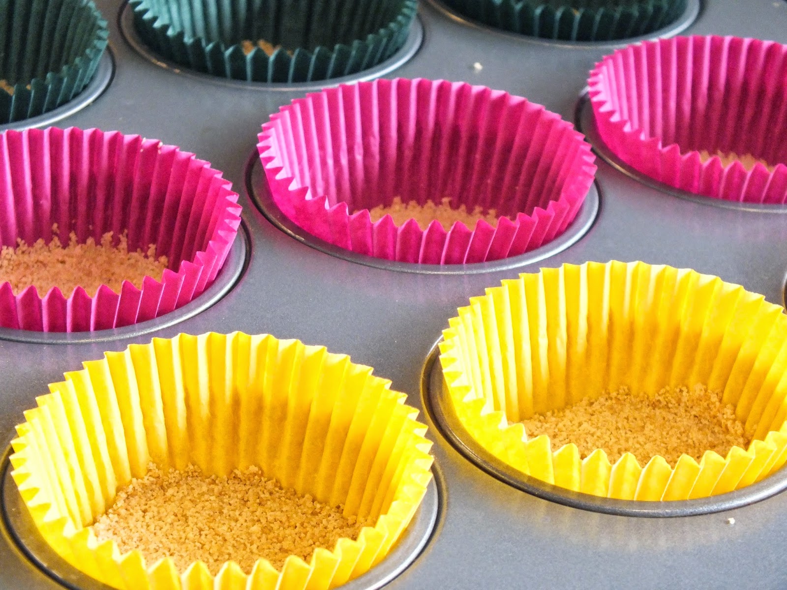 All That's Left Are The Crumbs: Pina Colada Mini Cheesecakes