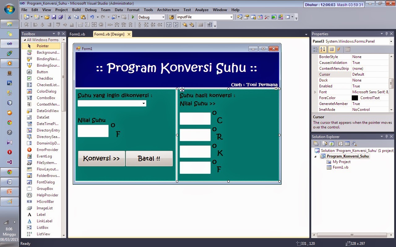 Catatan Toni Permana: Visual Studio 2010