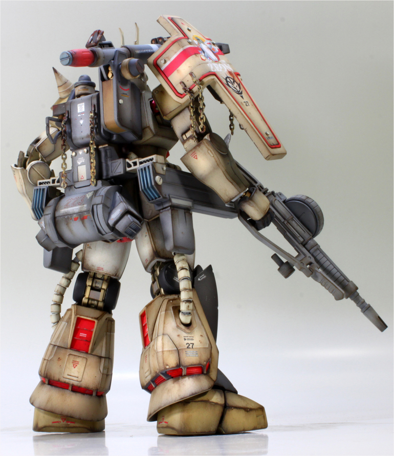 Custom Build: MG 1/100 Zaku Cannon Desert Type